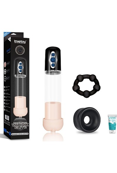 Bonilove Maximizer Worx Elite Şarj Edilebilir Penis Pompası+Jel Bonilove Maximizer Worx Elite Şarj Edilebilir Penis Pompası+Jel