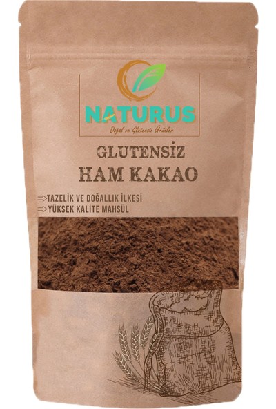 Naturus 1.kalite Ham Kakao Glutensiz 250 gr