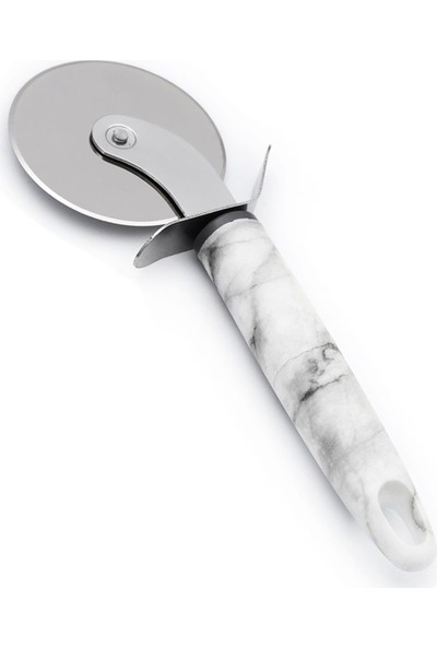 Hayveys Lüks Mermer Desenli Paslanmaz Çelik Pizza ve Hamur Kesici Aparat Hayveys Lüks Mermer Desenli Paslanmaz Çelik Pizza ve Hamur Kesici Aparat