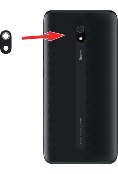 Ally Xiaomi Redmi 8A Arka Kamera Camı Lens Ally Xiaomi Redmi 8A Arka Kamera Camı Lens