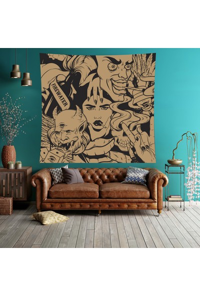 Waoow Art Duvar Örtüsü