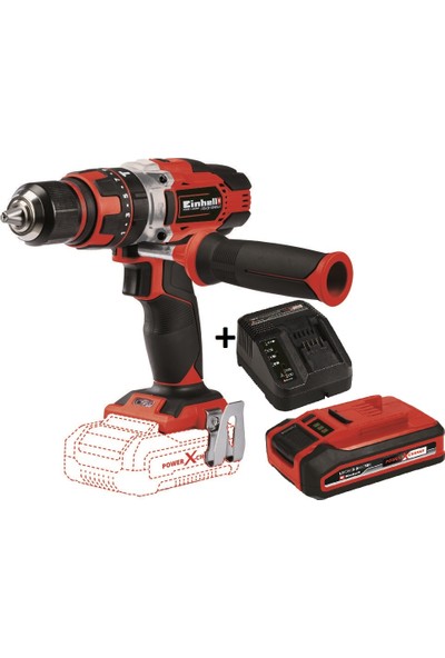 Einhell Te-Cd 18/48 Li-I Darbeli Matkap + 3 Ah Plus Starter Kit Einhell Te-Cd 18/48 Li-I Darbeli Matkap + 3 Ah Plus Starter Kit