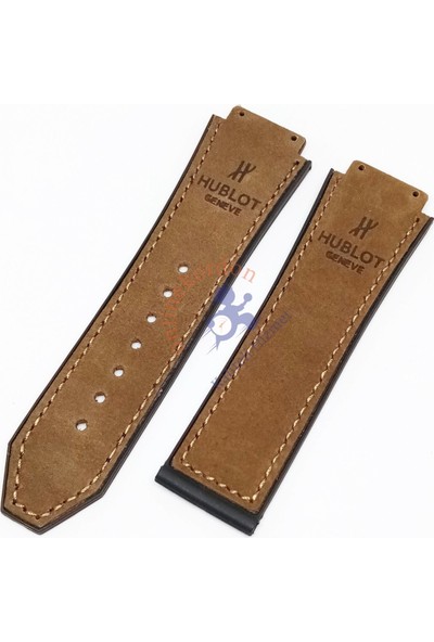 Hublot Big Bang Koyu Taba Süet Saat Kordonu Hublot Big Bang Koyu Taba Süet Saat Kordonu