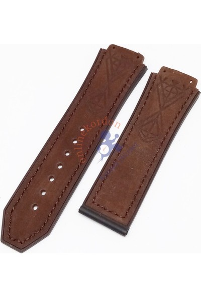Hublot Big Bang Kahverengi Süet Deri Saat Kordonu