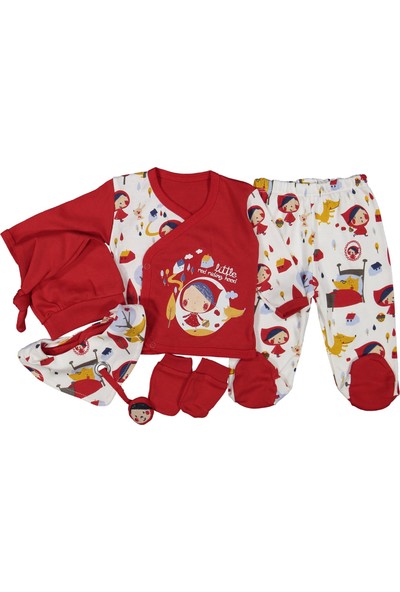 Necix's Kırmızı Başlıklı Kız 5li Set-Kırmızı