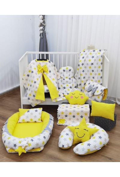 Mor Design Mordesign Büyük Yıldız Komple Set Panço 15 Parça Sarı Mor Design Mordesign Büyük Yıldız Komple Set Panço 15 Parça Sarı