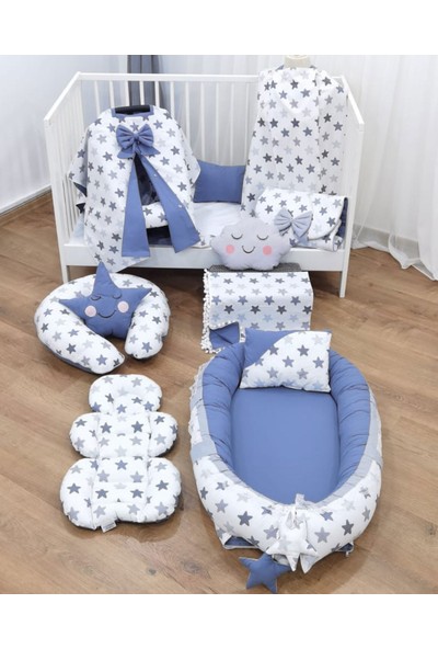 Mor Design Mordesign Büyük Yıldız Komple Set Panço 15 Parça Gri Mor Design Mordesign Büyük Yıldız Komple Set Panço 15 Parça Gri
