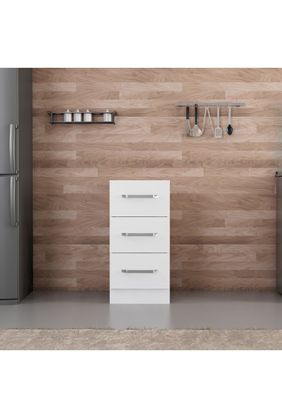 Minar Mutfak Alt Modül 3ç Nray 40 cm Dolap Beyaz B1 Minar Mutfak Alt Modül 3ç Nray 40 cm Dolap Beyaz B1