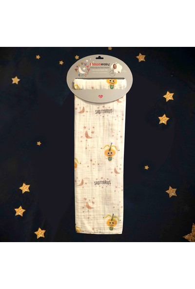 Momeasy Müslin Örtü 100X120CM - Burçlar - Yay