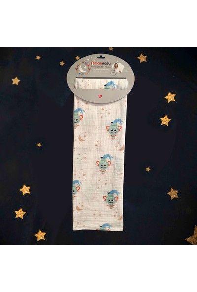 Momeasy Müslin Örtü 100X120CM - Burçlar - Kova