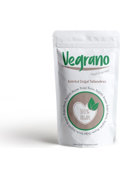 Vegrano Eritritol Doğal Tatlandırıcı 100 gr Vegrano Eritritol Doğal Tatlandırıcı 100 gr