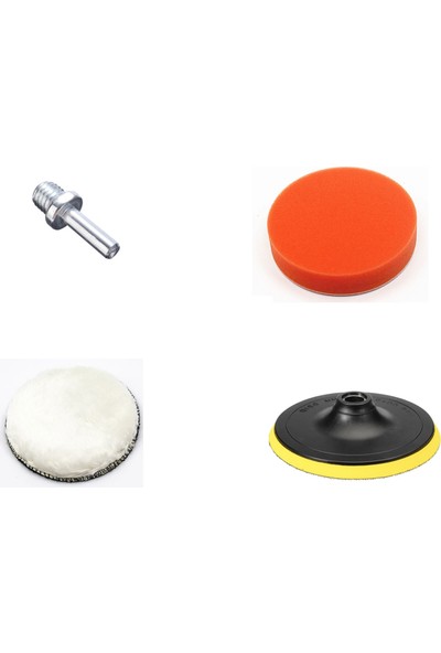 ZRH 125 mm Pasta Cila Polisaj Seti 4 Parça