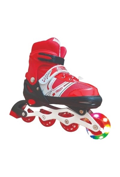 Triathlon T144 Kırmızı (38-41 Numara ) Işıklı Tekerlekli Paten Triathlon T144 Kırmızı (38-41 Numara ) Işıklı Tekerlekli Paten