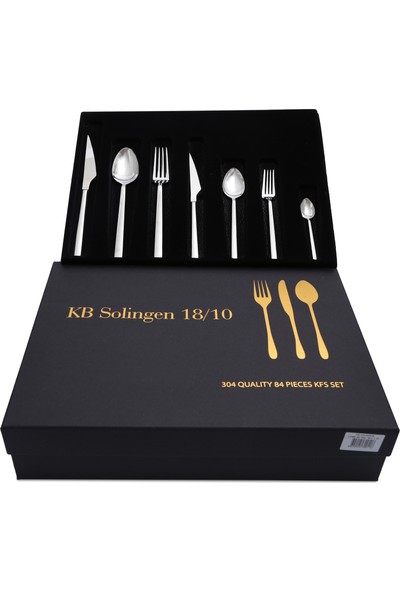 Solingen 84 Parça Löwe Çatal Kaşık Bıçak Seti Solingen 84 Parça Löwe Çatal Kaşık Bıçak Seti