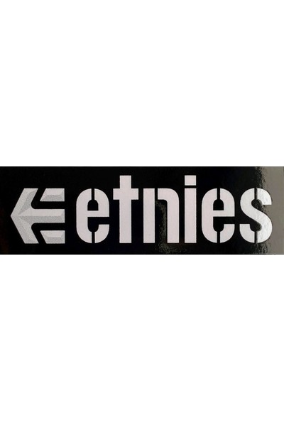 Etnies Logo 20CM x 6cm Tek Sticker