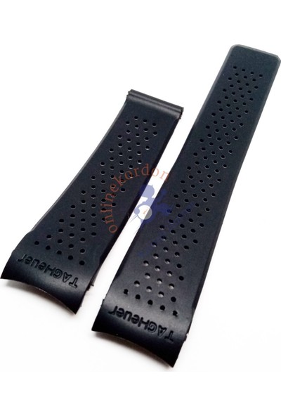 Tag Heuer Cal 36 Uyumlu Siyah Silikon Kordon