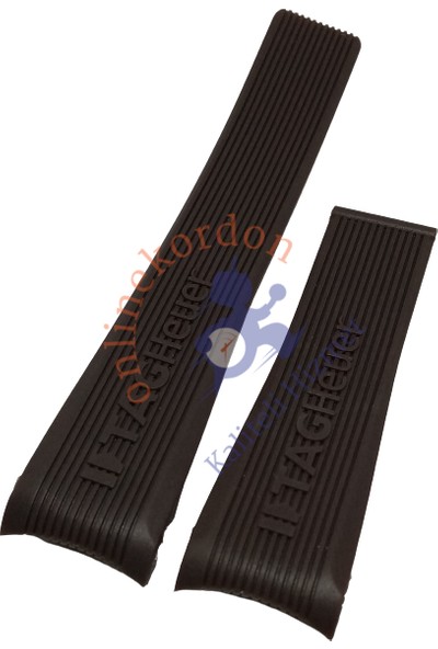 Tag Heuer Mercedes Kahverengi Silikon Kordon