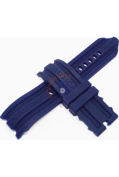 Nautica A16601G Lacivert Silikon Saat Kordonu