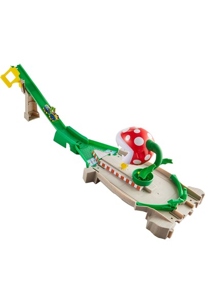 Mattel Hot Wheels Mario Kart Çılgın Yaratıklar Oyun Seti Serisi - Piranha Plant Slide GCP26-GFY47 Mattel Hot Wheels Mario Kart Çılgın Yaratıklar Oyun Seti Serisi - Piranha Plant Slide GCP26-GFY47