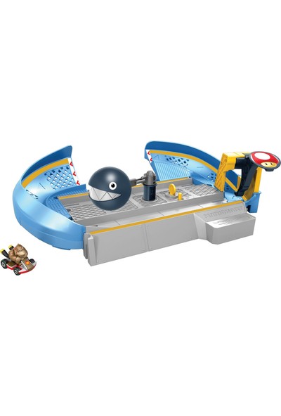 Hot Wheels Mario Kart Çılgın Yaratıklar Oyun Seti Serisi - Chain Chomp Challenge Seti GCP26-GKY48 Hot Wheels Mario Kart Çılgın Yaratıklar Oyun Seti Serisi - Chain Chomp Challenge Seti GCP26-GKY48