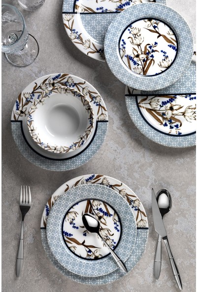 Porland Aysemin 24 Parça Yemek Takımı