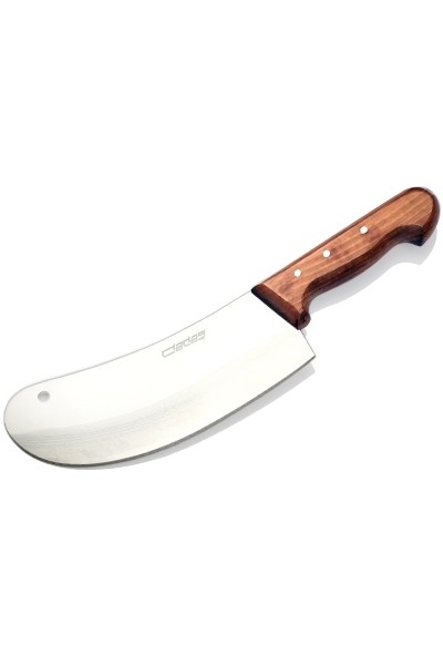 Ündeğerli - Bursa Paslanmaz Ince Mutfak / Soğan Satırı No:2, 18 cm - Ahşap Sap Ündeğerli - Bursa Paslanmaz Ince Mutfak / Soğan Satırı No:2, 18 cm - Ahşap Sap