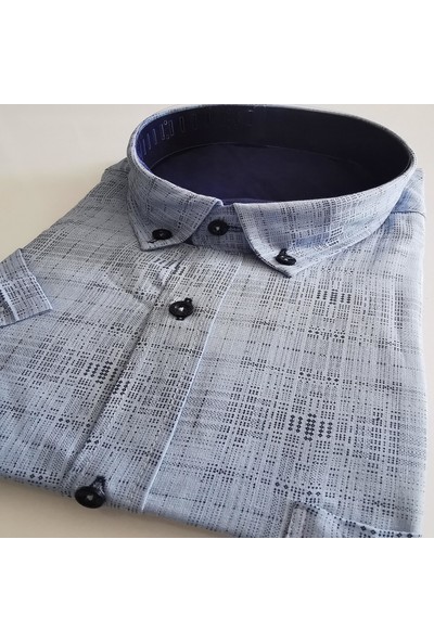 Sateks Büyük Beden Geniş Kalıp Erkek Gömlek