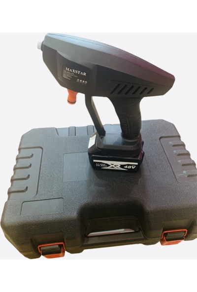 Maxstar Tools 48 V 10.0 Ah Lityum Akülü Kömürsüz Basınçlı Yıkama Makinesi Taşıma Çantalı Maxstar Tools 48 V 10.0 Ah Lityum Akülü Kömürsüz Basınçlı Yıkama Makinesi Taşıma Çantalı