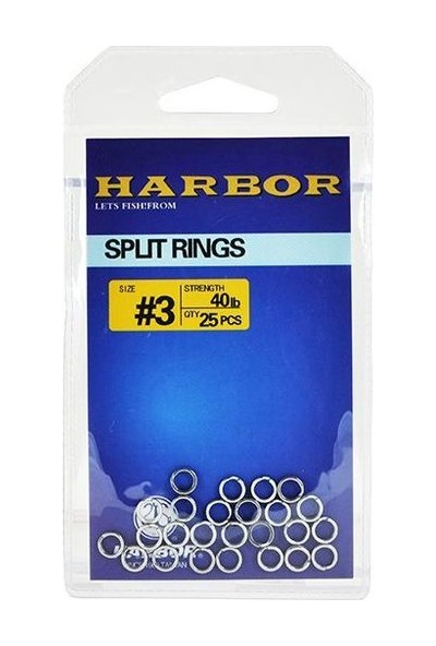 Harbor Split Rings No:3 25PCS Harbor Split Rings No:3 25PCS