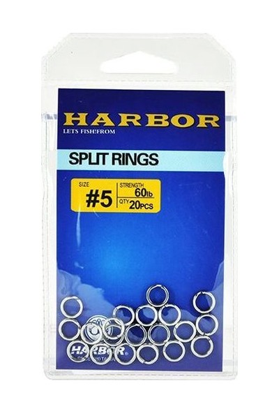 Harbor Split Rings No:5 20PCS Harbor Split Rings No:5 20PCS