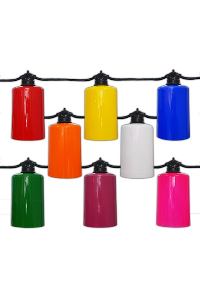 Mza Bağlantılı Ağaç Feneri Set 7'li Ampulsüz