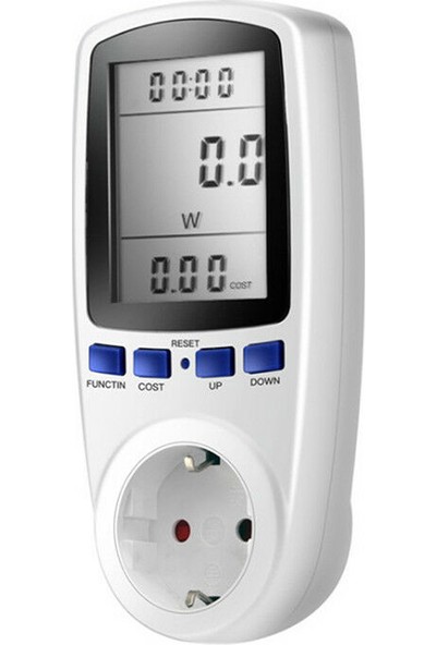 Tme Wattmetre Enerji Tüketim Sarfiyat Ölçer Ölçüm Priz 230V-3680W-16A