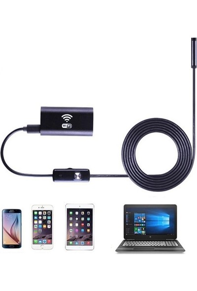 Techmaster Wifi Endoskop Kablosuz Yılan Kamera 10 Metre Android Ios Windows Techmaster Wifi Endoskop Kablosuz Yılan Kamera 10 Metre Android Ios Windows