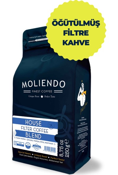 Moliendo House Blend Filtre Kahve ( Öğütülmüş Filtre Kahve ) 250 gr