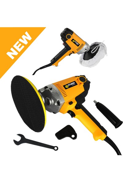 Sturdy Power Tools 900 W 6 Kademe Devir Ayarlı Koltuk Yıkama Polisaj Makinesi Sturdy Power Tools 900 W 6 Kademe Devir Ayarlı Koltuk Yıkama Polisaj Makinesi