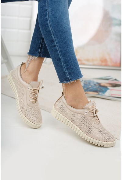 Diego Carlotti Hakiki Deri Kadın Günlük Ayakkabı