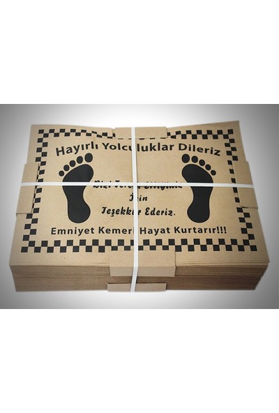 Veloxage 500'lü Kraft Kağıt Paspas