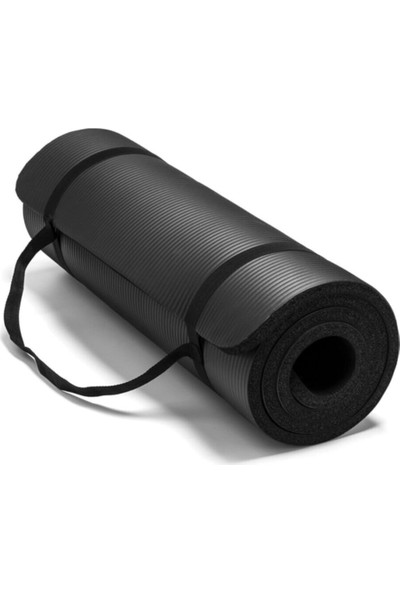 Povit Pilates Minderi 1,5 cm -Pilates Matı 15 mm Siyah Renk