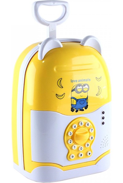Entina Minyon Şifreli Kasa Para Kumbarası Pilli Minion Saving Box