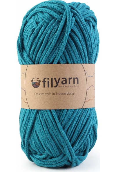 Filyarn Petrol Mavisi Pamuk Makrome İpi Filyarn Petrol Mavisi Pamuk Makrome İpi