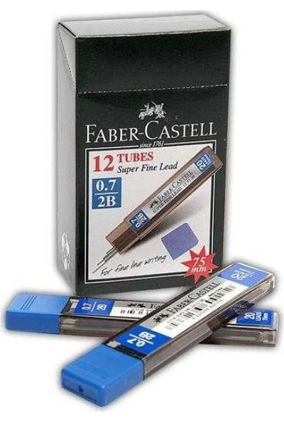 Faber-Castell Süper Fine Min 2b 0.7 mm 12'li Faber-Castell Süper Fine Min 2b 0.7 mm 12'li