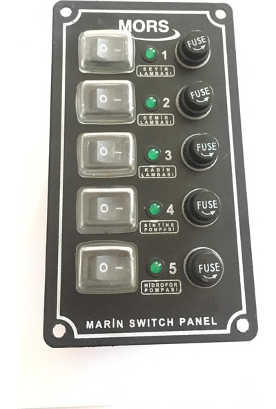 Mors 5'li Switch Panel Dikey Mors 5'li Switch Panel Dikey