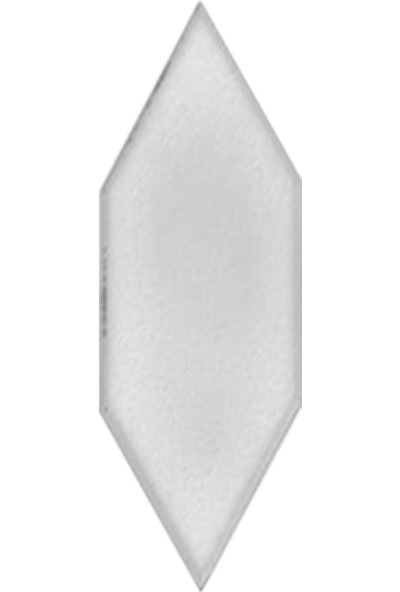 Armada Çini 05 x 15 cm Düz Yaprak Desen Beyaz Çini Seramik Karo