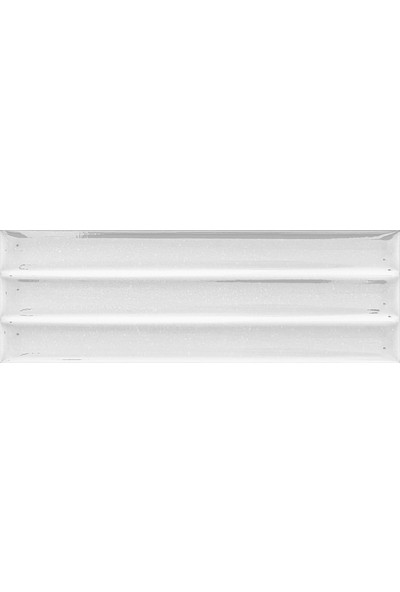 Armada Çini 7 x 21 cm Bambu Beyaz Desenli Çini Seramik Karo