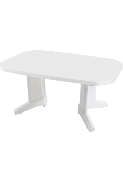 Papatya Laguna Beyaz 100 x 165 cm Plastik Balkon Bahçe Teras Veranda Dış Mekan Masası Papatya Laguna Beyaz 100 x 165 cm Plastik Balkon Bahçe Teras Veranda Dış Mekan Masası