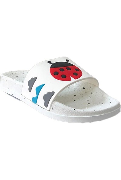 Gezer 13268 Beyaz Kadın Kaydırmaz Havuz/deniz Terlik