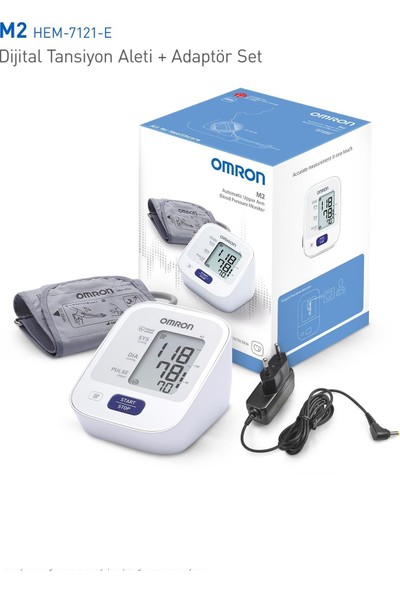 Omron M2 Dijital Tansiyon Aleti+Adaptör Set