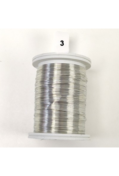 Hobizubi Gri Filografi Teli 40 No - 3 Hobizubi Gri Filografi Teli 40 No - 3