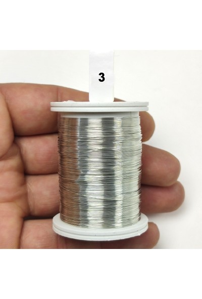 Hobizubi Gri Filografi Teli 30 No - 3