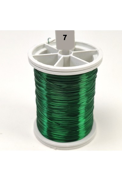 Hobizubi Koyu Yeşil Filografi Teli 40 No - 7 Hobizubi Koyu Yeşil Filografi Teli 40 No - 7